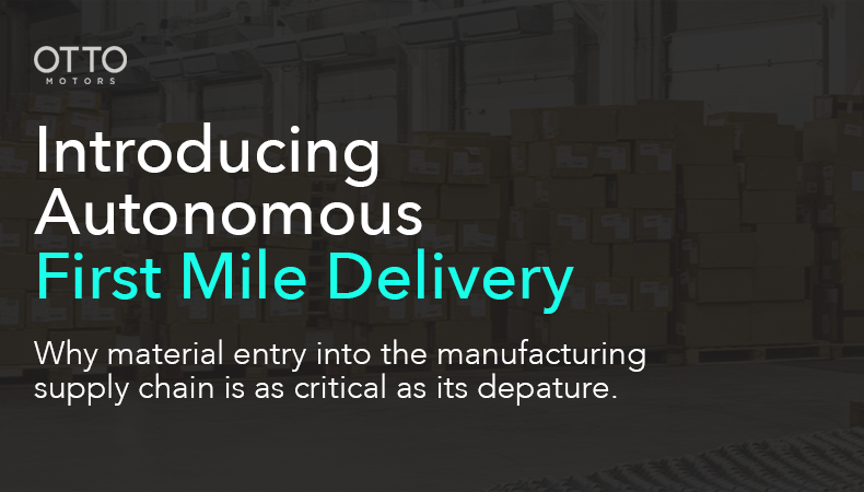 Introducing Autonomous First Mile Delivery [eBook]