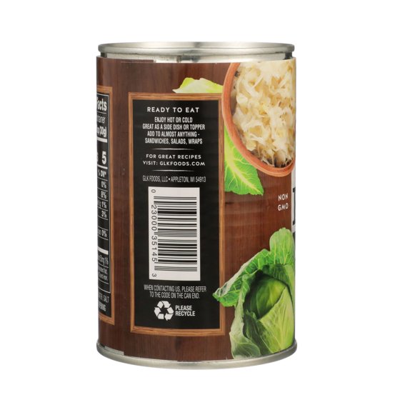 Silver Floss Naturally Fermented Shredded Sauerkraut, 8 oz Can – PantryDash