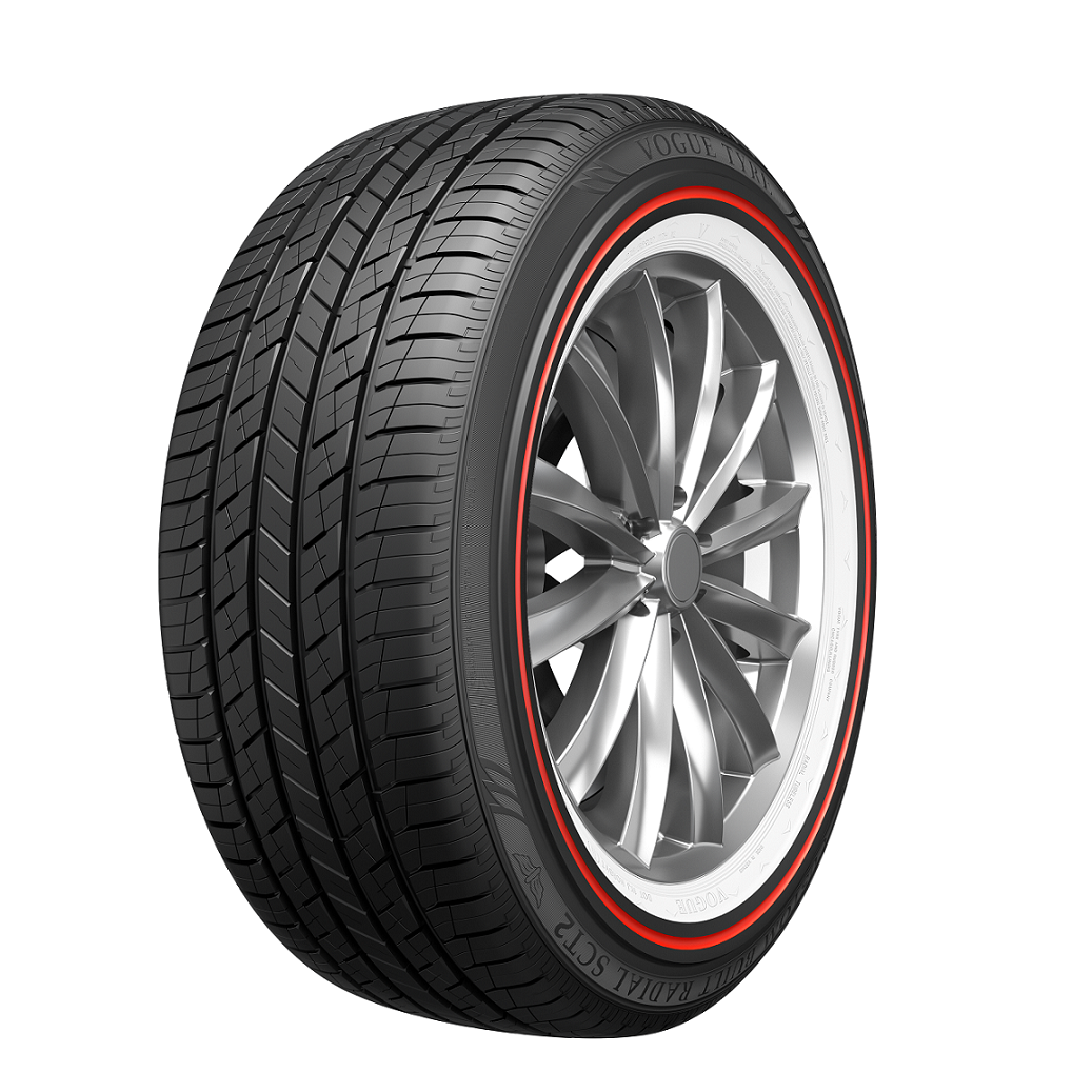 Vogue Tyre Tires Custom Built Radial SCT2 Red Stripe Passenger All ...