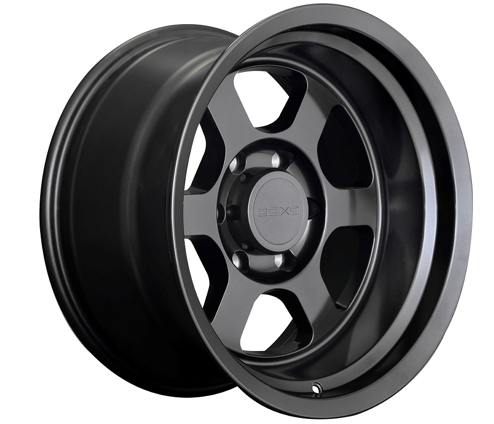9six9 Wheels SIX-1 Deep Truck - Carbon Gray Rim - Performance Plus Tire