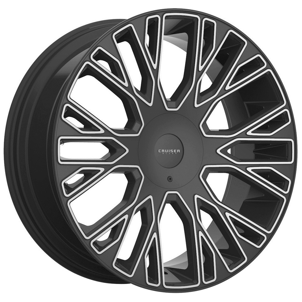 923MB Raucous - Gloss Black with Machined Face Rim by Cruiser Alloy ...