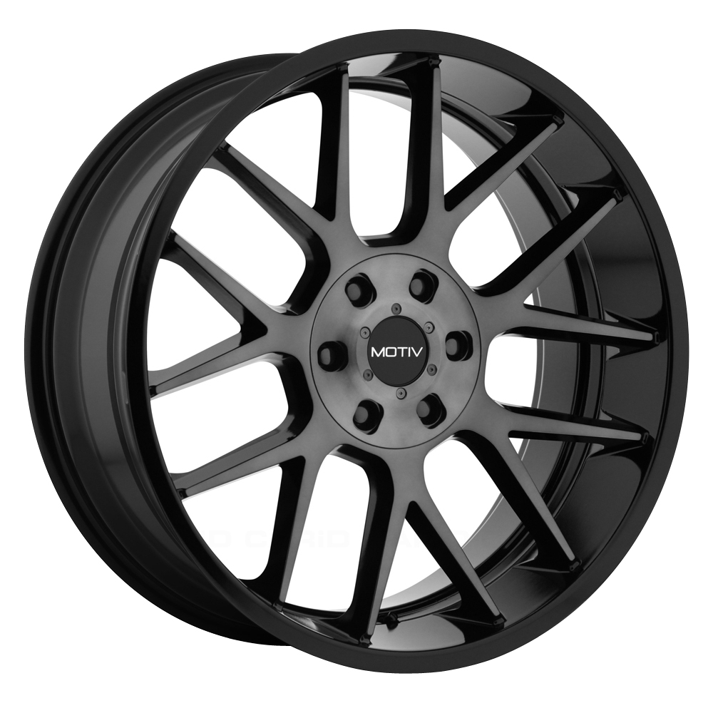 Motiv Wheels 422MBDT Midnight - Gloss Black w/Machined Face & Dark Tint ...