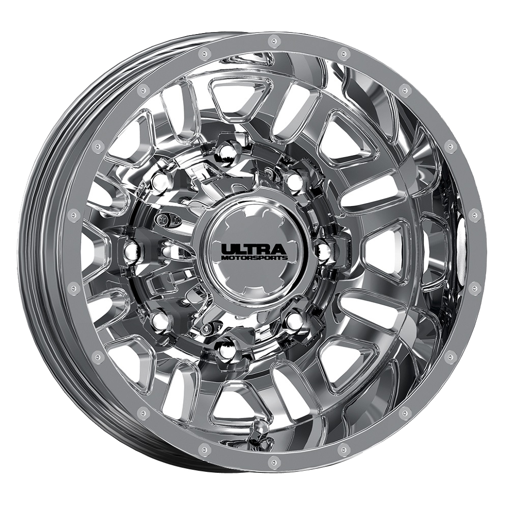 Ultra Wheels 003 Hunter Truck Dually Rear - Chrome Rim Wheel Size 17x6 ...