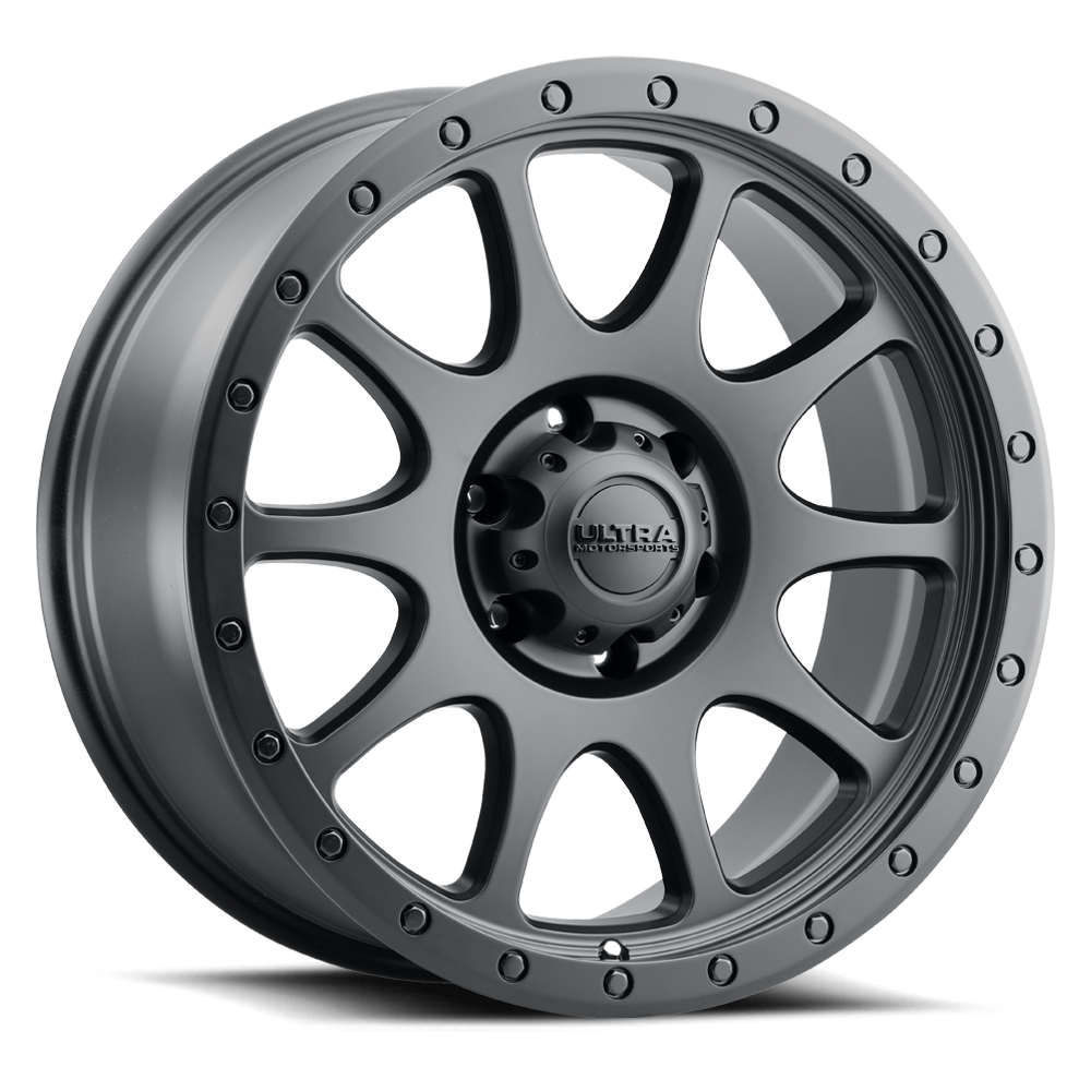 Ultra Wheels 115 The General - Satin Black Rim Wheel Size 20x9 ...
