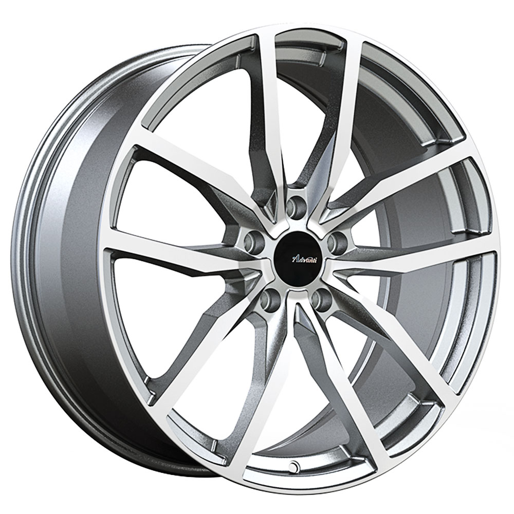 Advanti Wheels Rasato - Matte Grey Machine Face Rim Wheel Size 20x8.5 ...