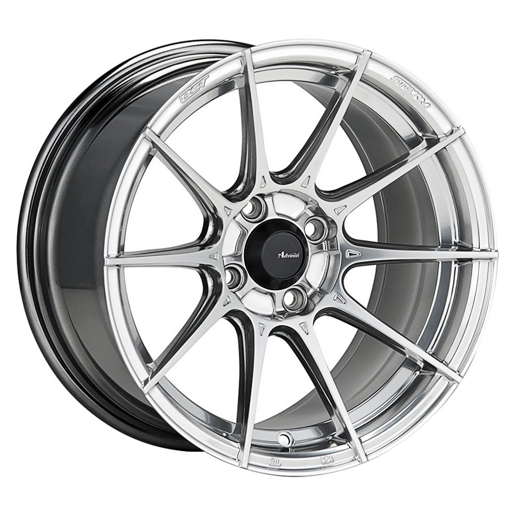 Advanti Wheels Storm S1 - Titanium Rim Wheel Size 15x7 - Performance ...