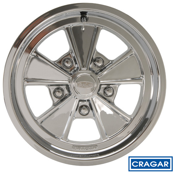 Eliminator 500P - Polished Rim by Cragar Wheels - Performance Plus Tire