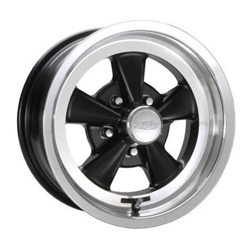 610B S/S - Black with Machined Lip Rim by Cragar Wheels Wheel Size 18x8 ...