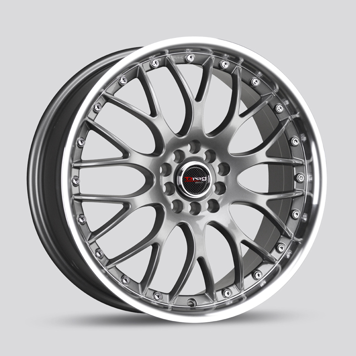 Drag Wheels DR19 - Gun Metal with Machined Lip Rim Wheel Size 18x7.5 ...