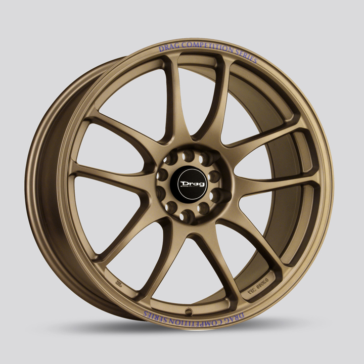 Drag Wheels DR31 - Bronze Rim Wheel Size 15x6.5 - Performance Plus Tire