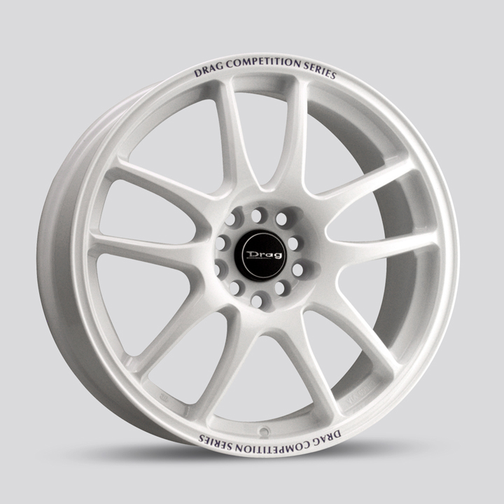 DR31 - White Rim by Drag Wheels Wheel Size 18x8 - Performance Plus Tire
