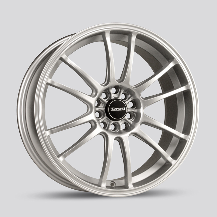 Drag Wheels DR38 - Silver Rim - Performance Plus Tire