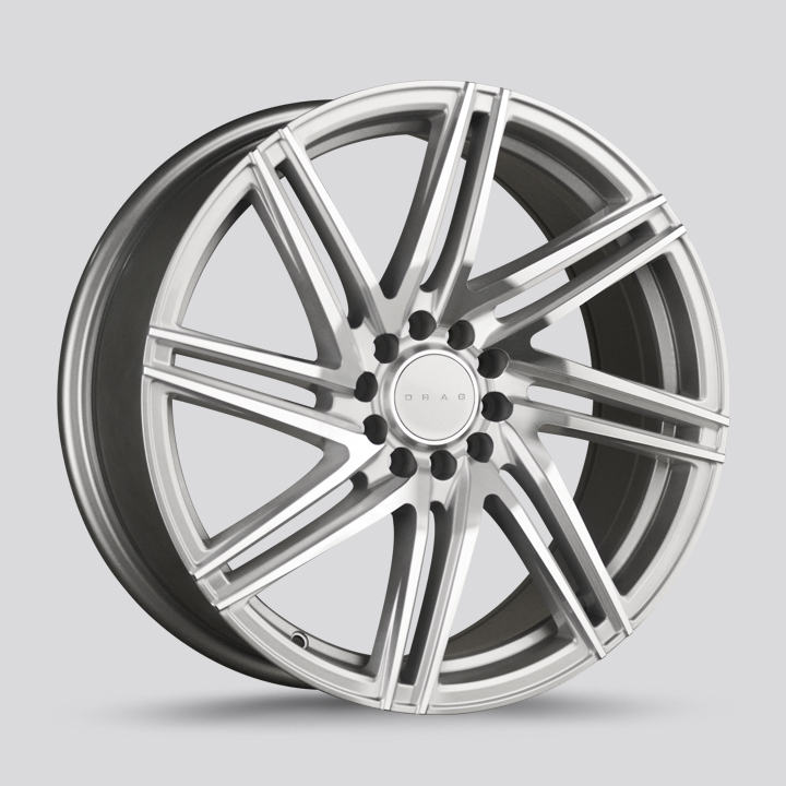 Drag Wheels DR70 - Silver with Machined Face Rim Wheel Size 18x8 ...