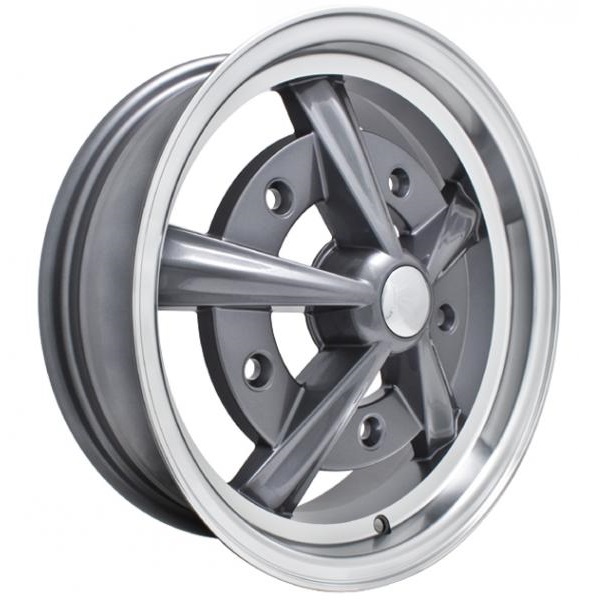 Empi Wheels Raider - Anthracite w/ Polished Lip Rim Wheel Size 15x5 ...