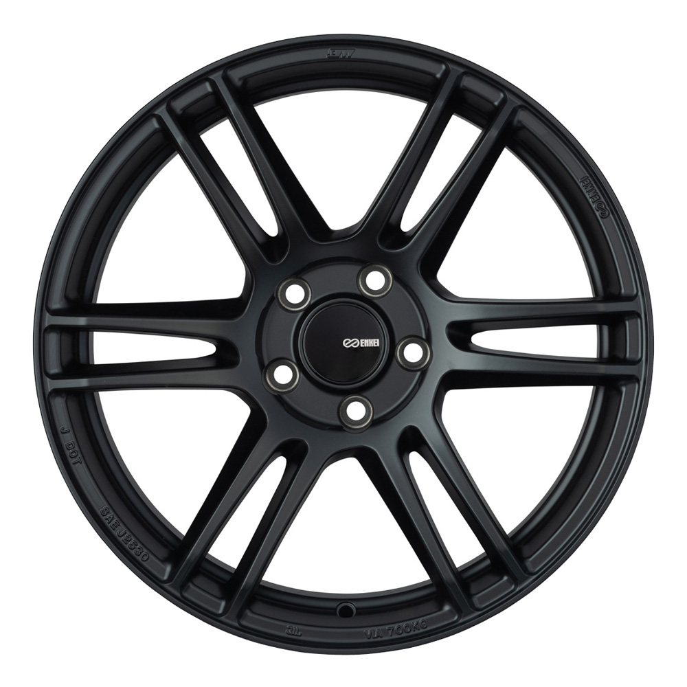 Enkei Wheels TSR-6 - Matte Black Rim - Performance Plus Tire