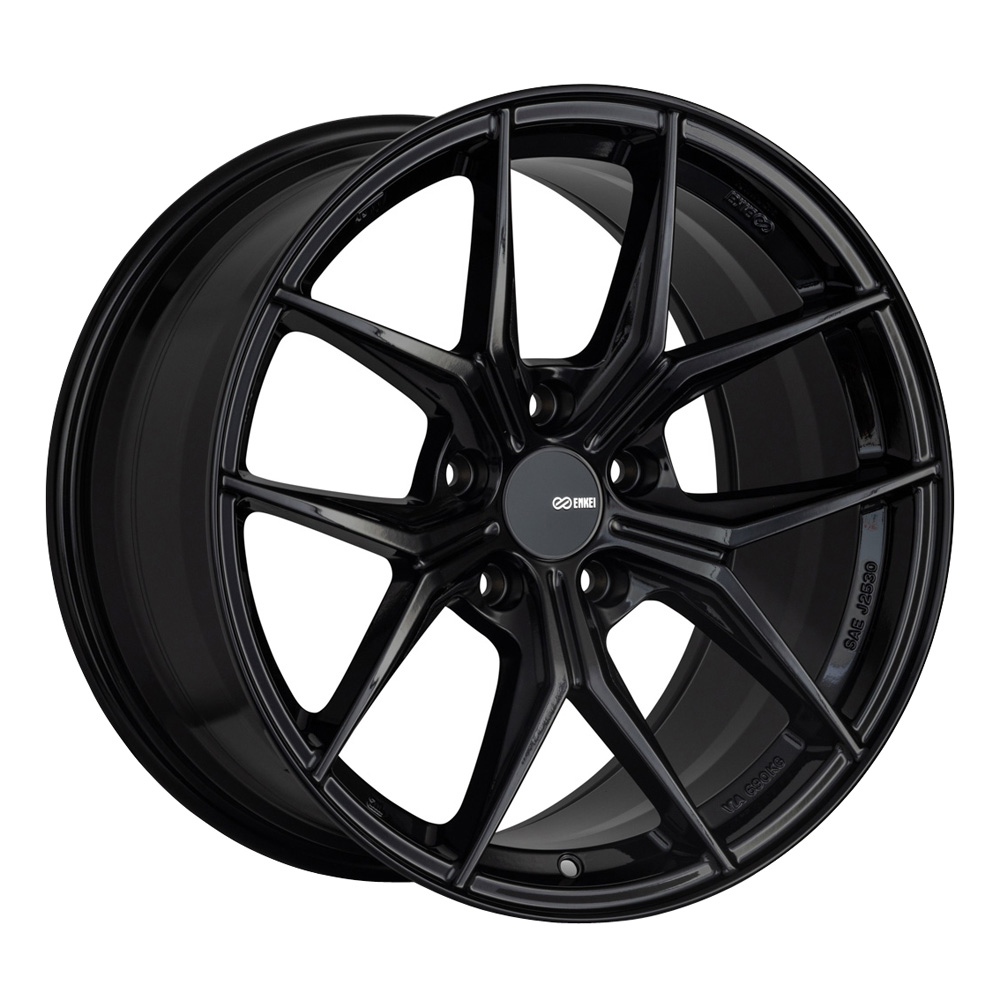 Enkei Wheels TSR-X - Gloss Black Rim Wheel Size 18x8 - Performance Plus ...