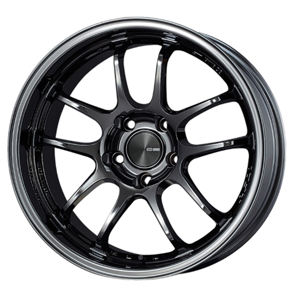 Enkei Wheels PF01EVO - Dark PVD Finish Rim - Performance Plus Tire