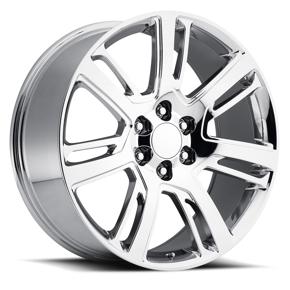 Factory Reproductions Wheels FR 48 Cadillac Escalade - Chrome Rim Wheel ...
