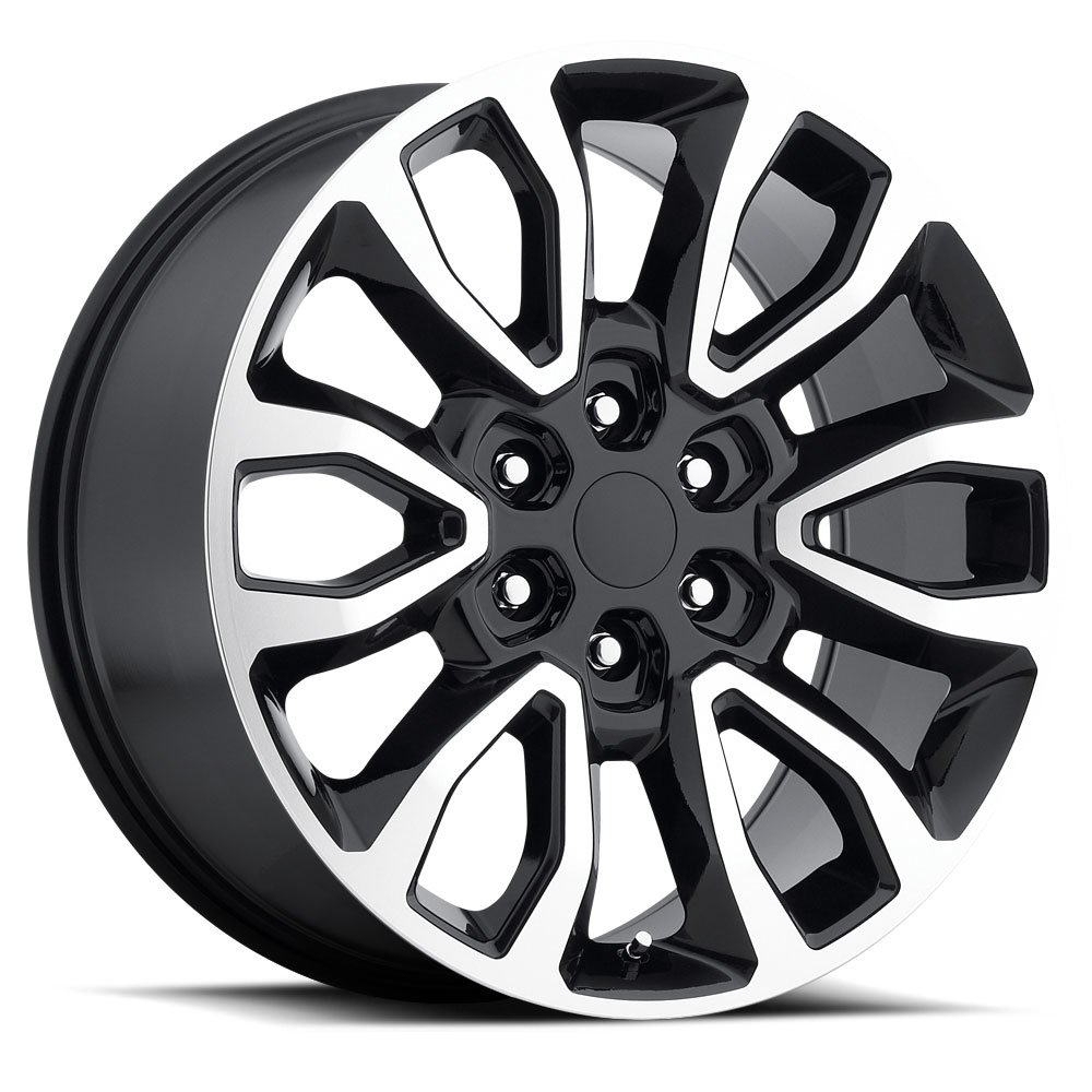Factory Reproductions Wheels FR 53 Ford Raptor - Black Machine Face Rim ...