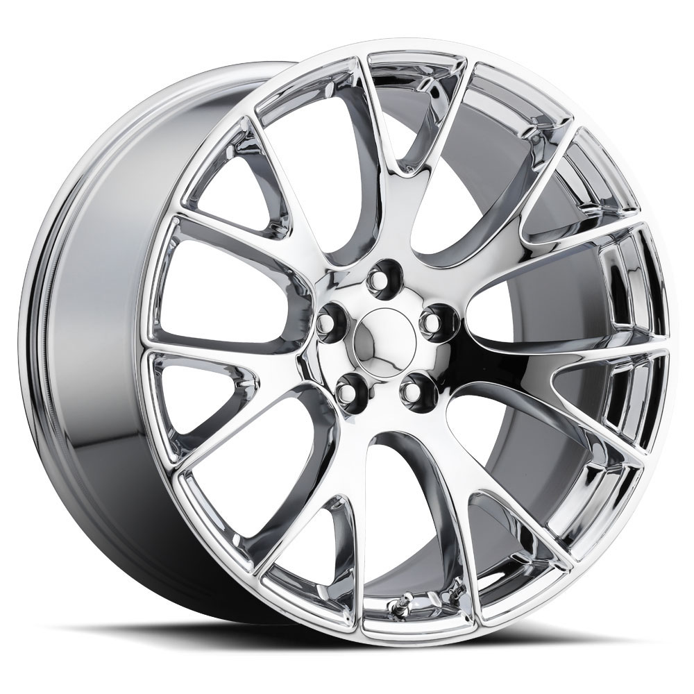 Factory Reproductions Wheels FR 70 Hellcat - Chrome Rim Wheel Size 20x9 ...