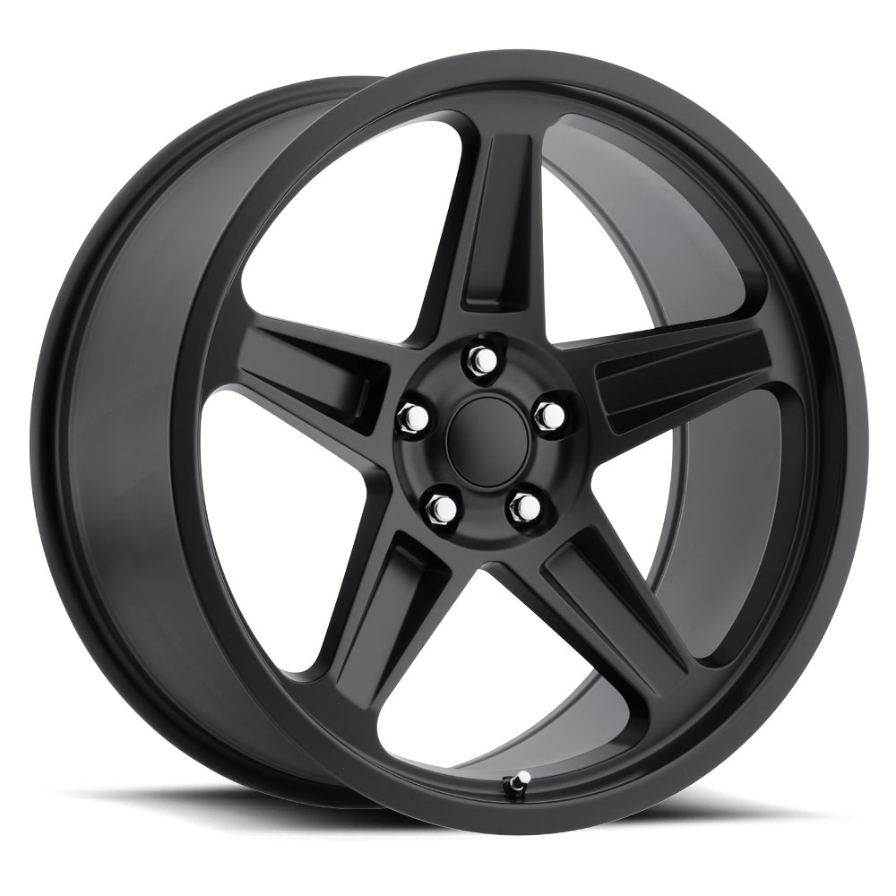 Factory Reproductions Wheels FR 73 Dodge Demon - Satin Black Rim Wheel ...