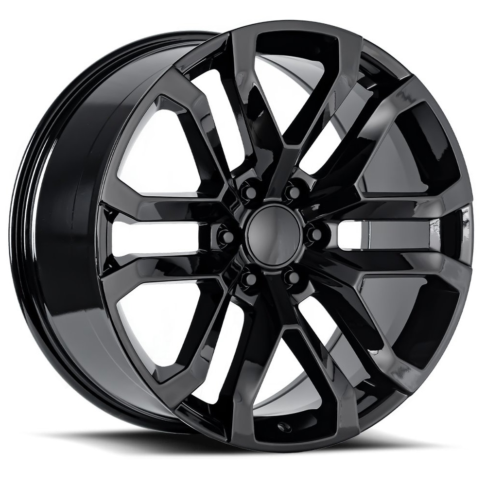 Factory Reproductions Wheels FR95 2019 Denali - Gloss Black Rim Wheel ...