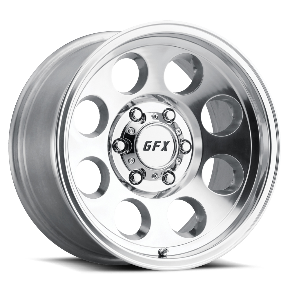 G-FX Wheels TR-16 - Polished Rim Wheel Size 16x8.5 - Performance Plus Tire