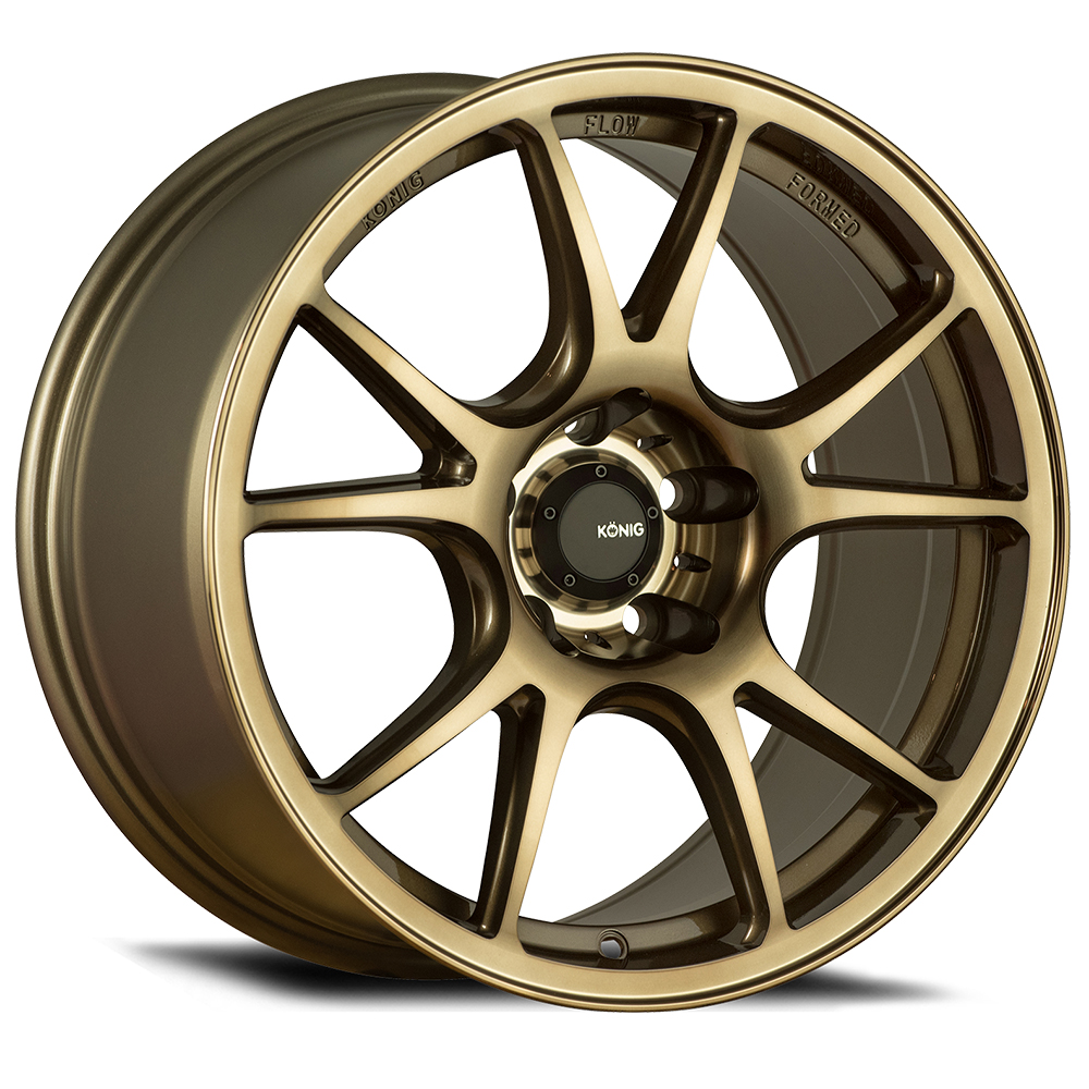 Konig Wheels Freeform - Bronze Rim Wheel Size 18x9 - Performance Plus Tire