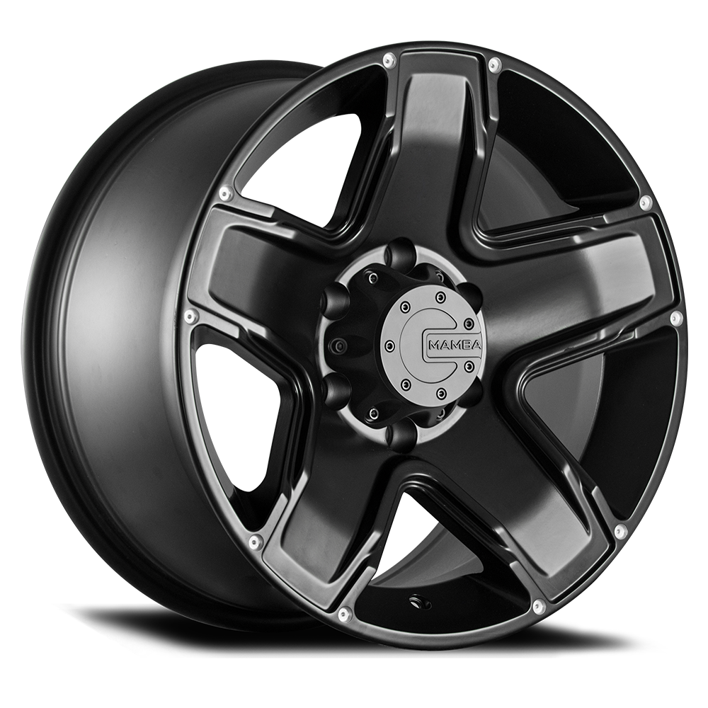 Mamba Wheels M13 - Matte Black Rim - Performance Plus Tire