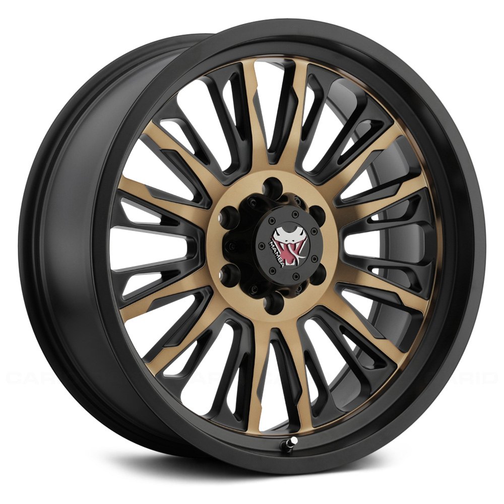 Mamba Wheels M21 - Black / Bronze Face Rim Wheel Size 20x10 ...