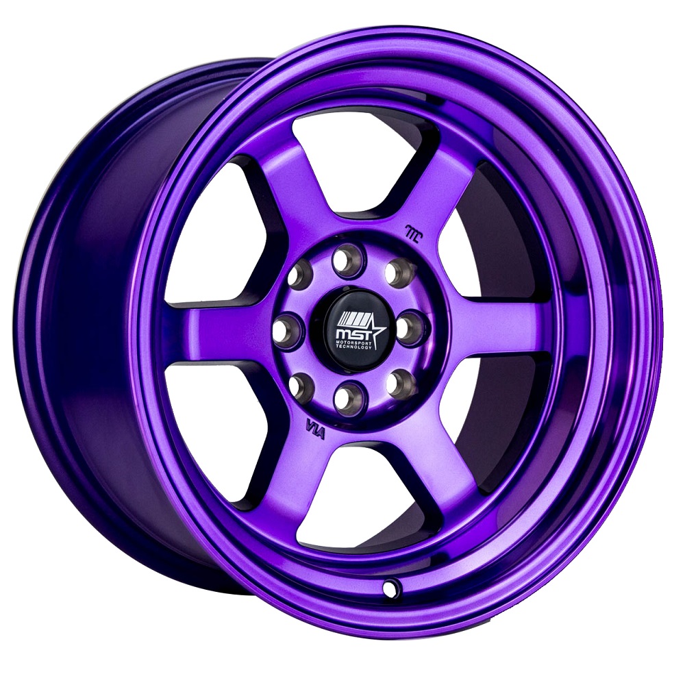 MST Wheels Time Attack - Cosmic Purple Rim Wheel Size 15x8 ...