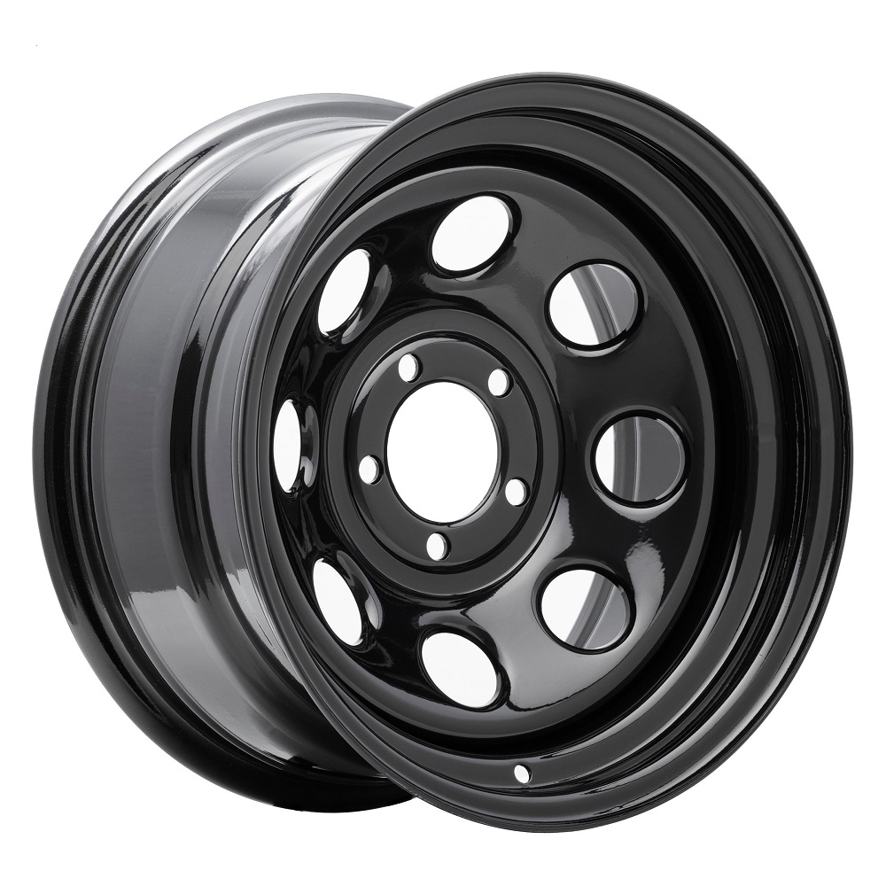 97 Monster Mod - Gloss Black Rim by Pro Comp Steel Wheel Wheel Size ...