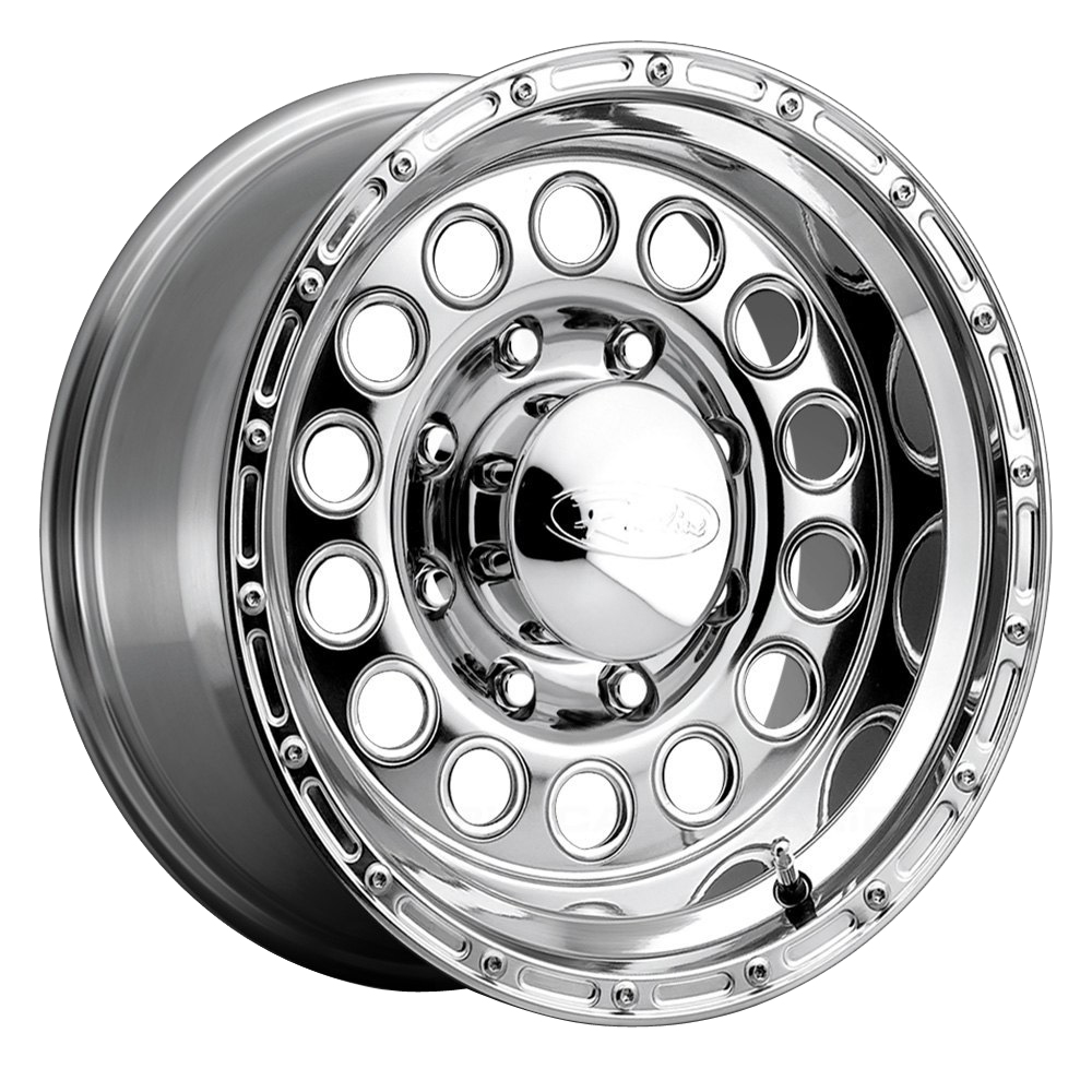 Raceline Wheels 887 Rockcrusher - Polished Rim Wheel Size 17x9 ...