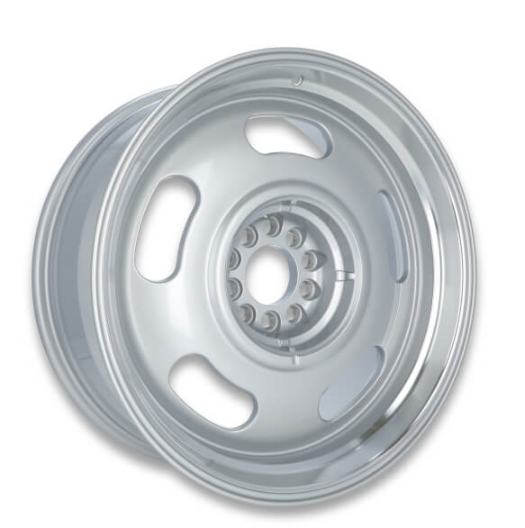 Rev Wheels 107 Classic Rally - Silver Rim - Performance Plus Tire