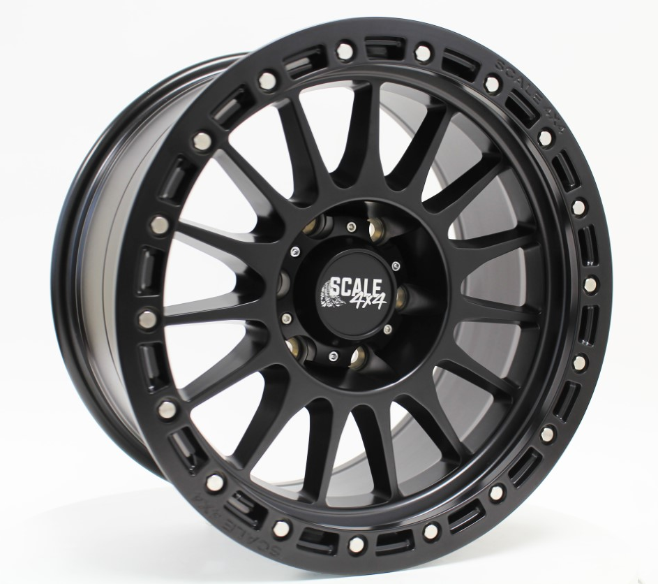 Scale 4x4 Wheels S01 - Matte Black Rim - Performance Plus Tire
