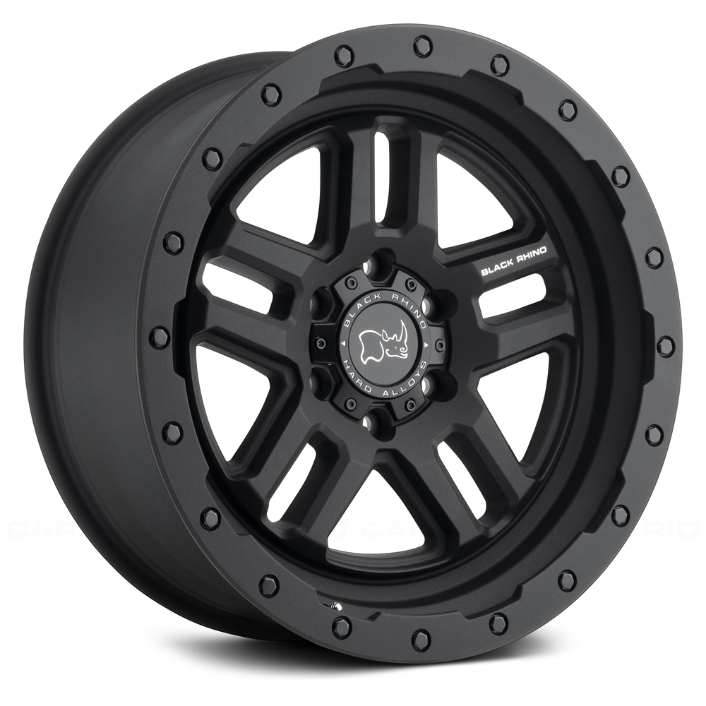 Black Rhino Wheels Barstow - Textured Matte Black Rim Wheel Size 17x8 ...