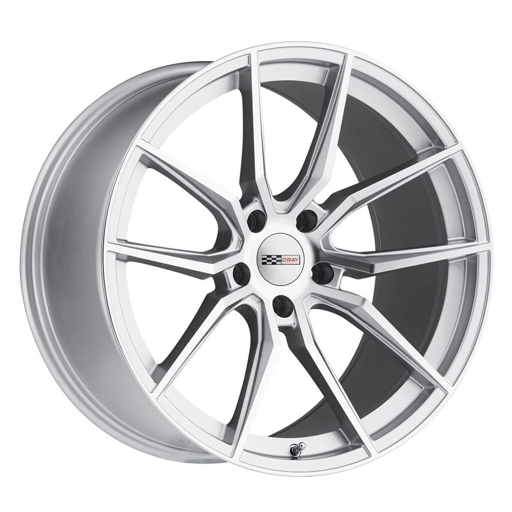 Cray Wheels Spider - Silver with Mirror Cut Face Rim Wheel Size 19x10.5 ...