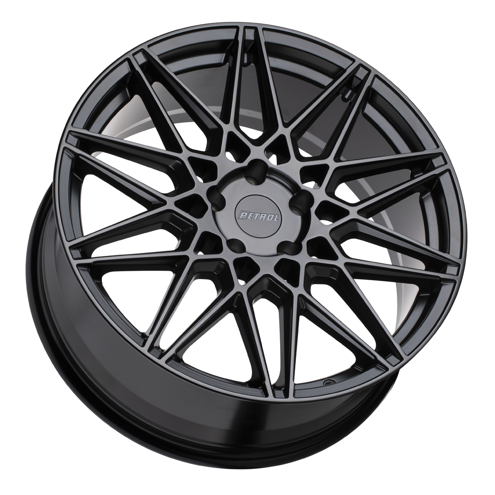 Petrol Wheels P3C - Semi Gloss Black Rim Wheel Size 20x8.5 ...