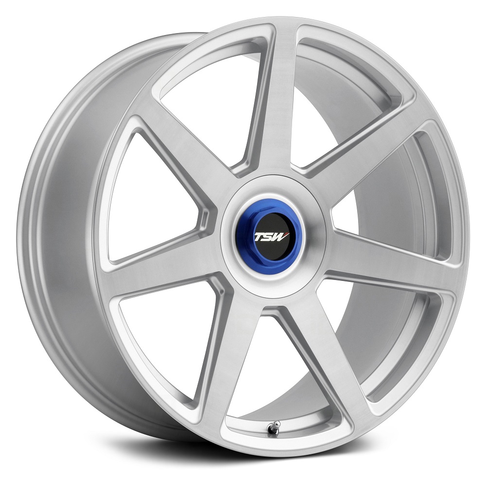 TSW Wheels Evo-T - Silver w/Brushed Face Rim - Performance Plus Tire