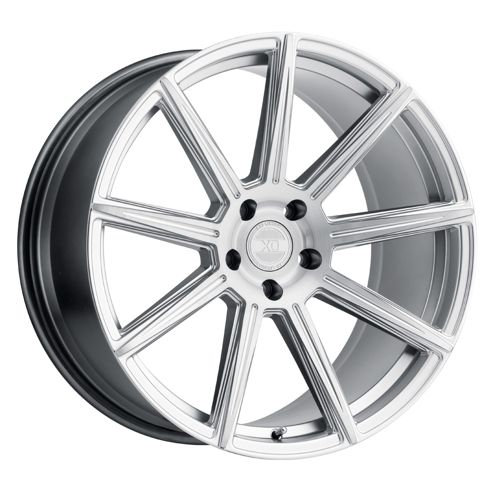 XO Luxury Wheels Vegas - Silver w/Brushed Silver Face Rim Wheel Size ...