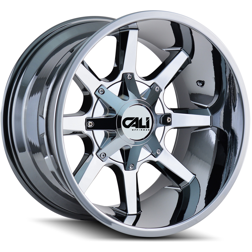 Cali Off-Road Wheels 9100 Busted - Chrome Rim Wheel Size 20x9 ...