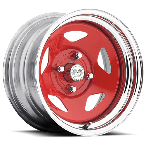 U.S. Wheel Star 021 - Red/Chrome Rim - Performance Plus Tire