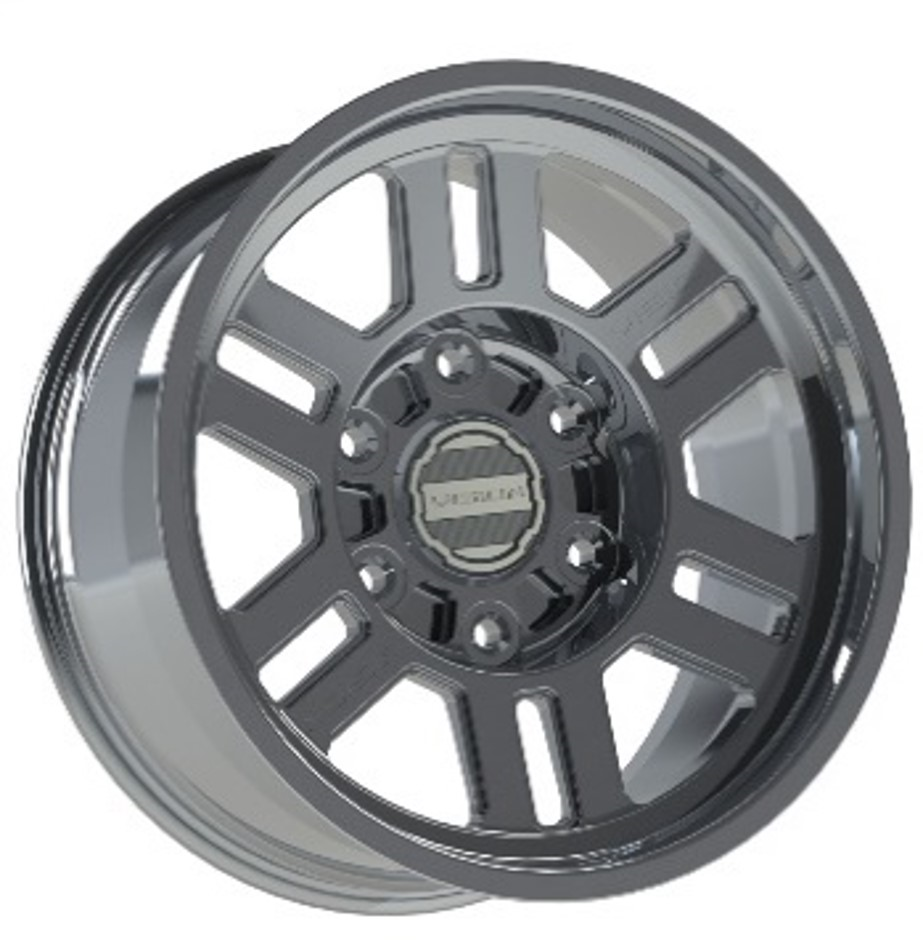 Vision Wheels 398 F - Machined no Clear Coat Rim - Performance Plus Tire