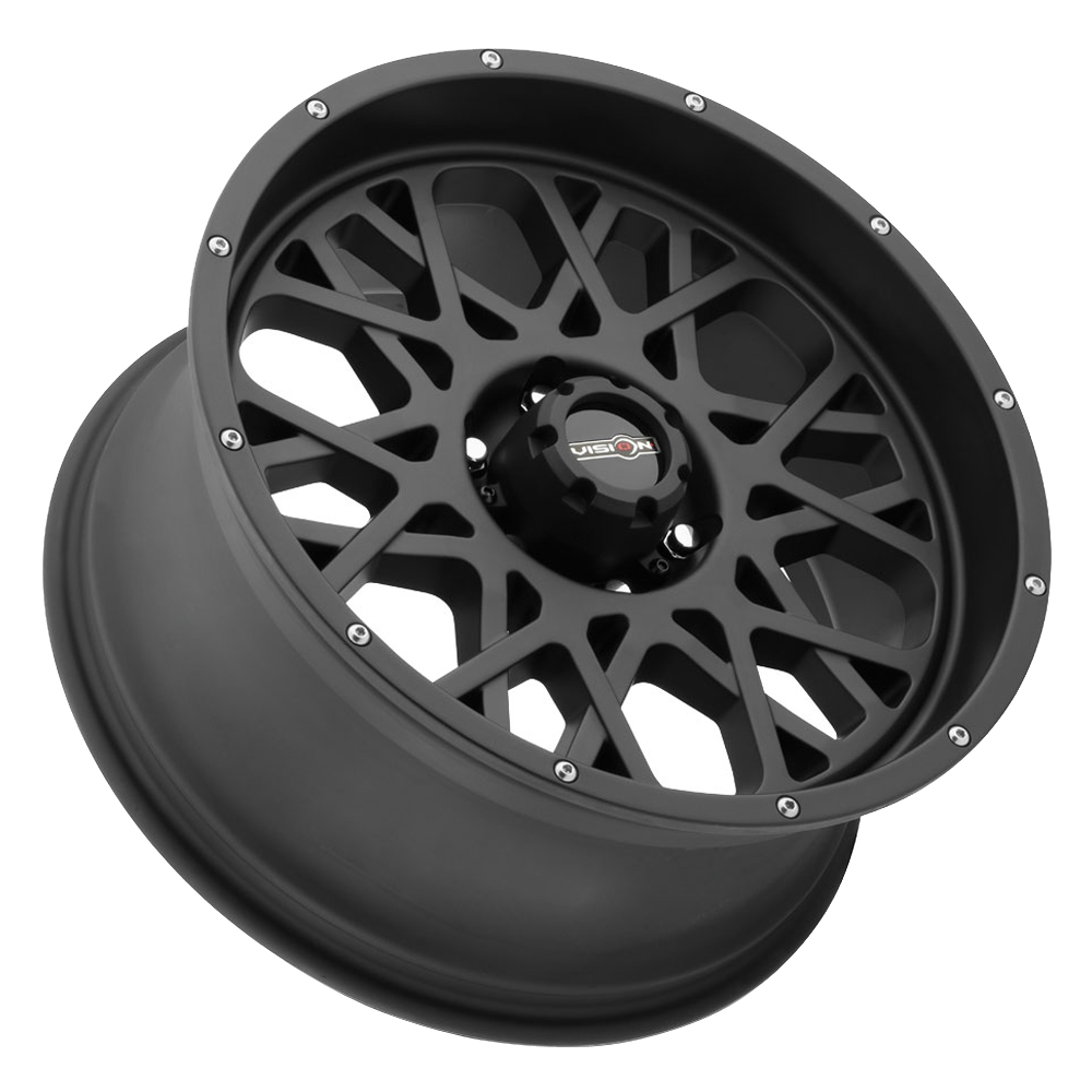 Vision Wheels 412 Rocker - Satin Black Rim Wheel Size 18x9 ...