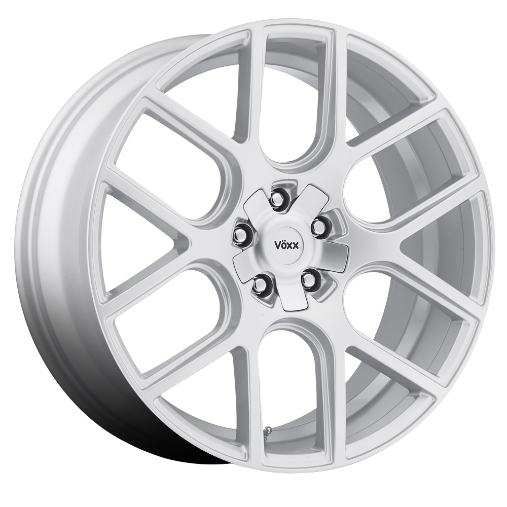 Voxx Wheels Lago - Silver Rim Wheel Size 18x8 - Performance Plus Tire