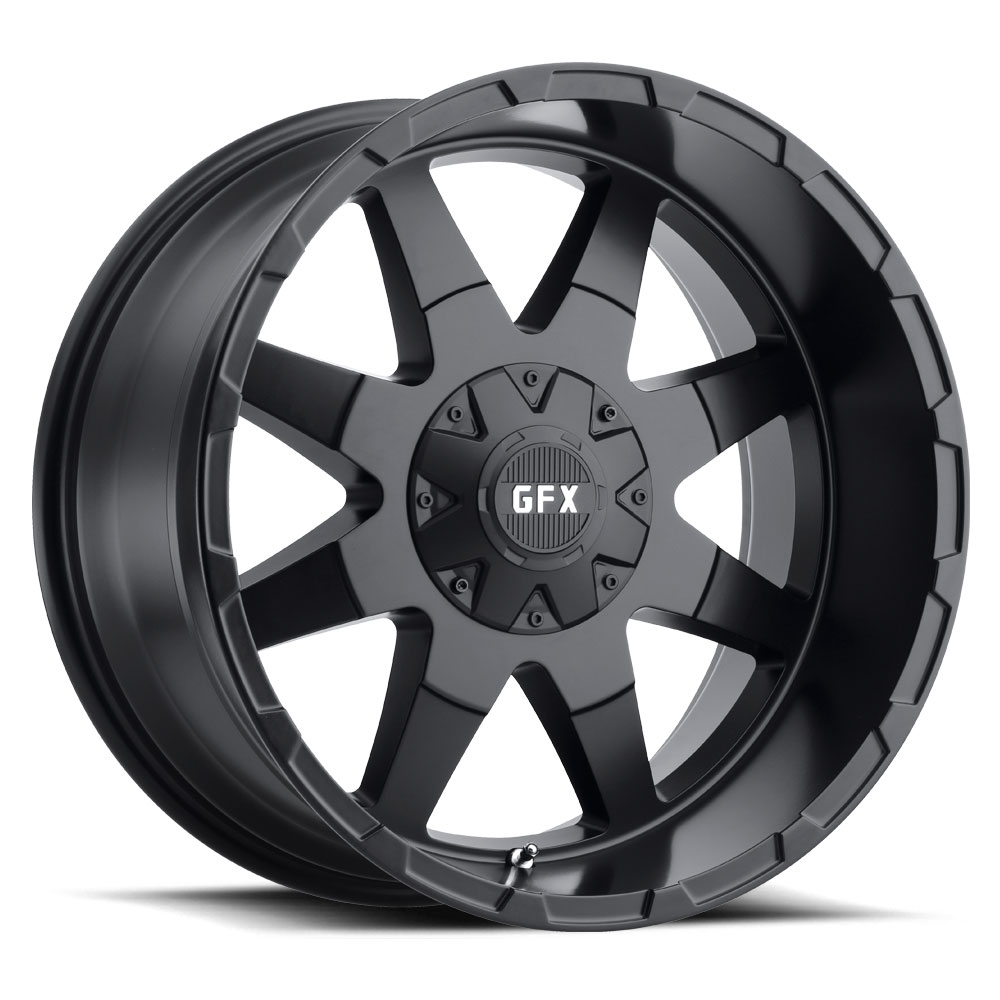 TR-12 - Matte Black by GFX Wheel Size 18x9 - Performance Plus Tire