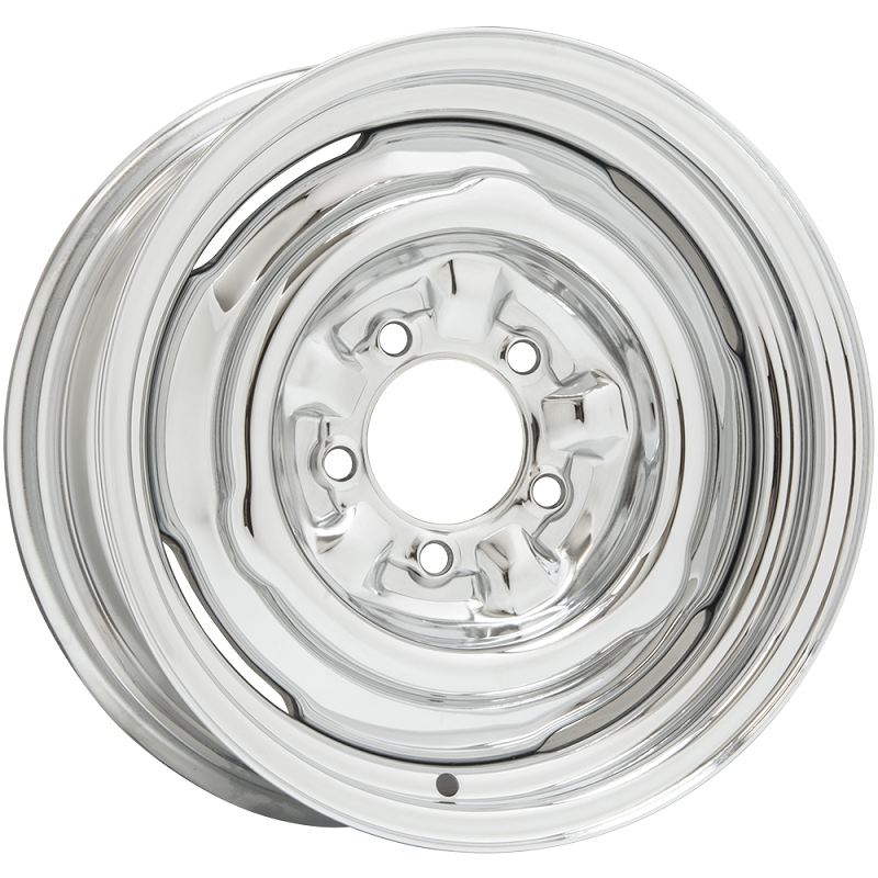 Wheel Vintiques 64 Series OE Chevy-Ford - Chrome Rim Wheel Size 14x5 ...