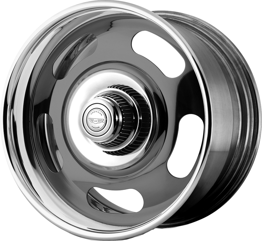 American Racing Wheels VN327 Rally - Gray Center Polished Barrel Rim ...