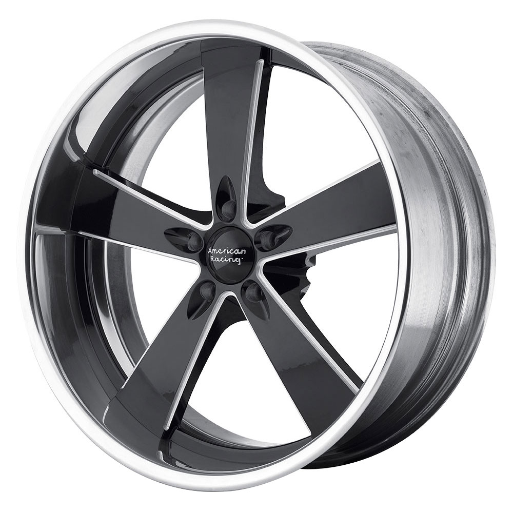 VN472 - Black Milled Center/Polished Rim by American Racing Wheels ...
