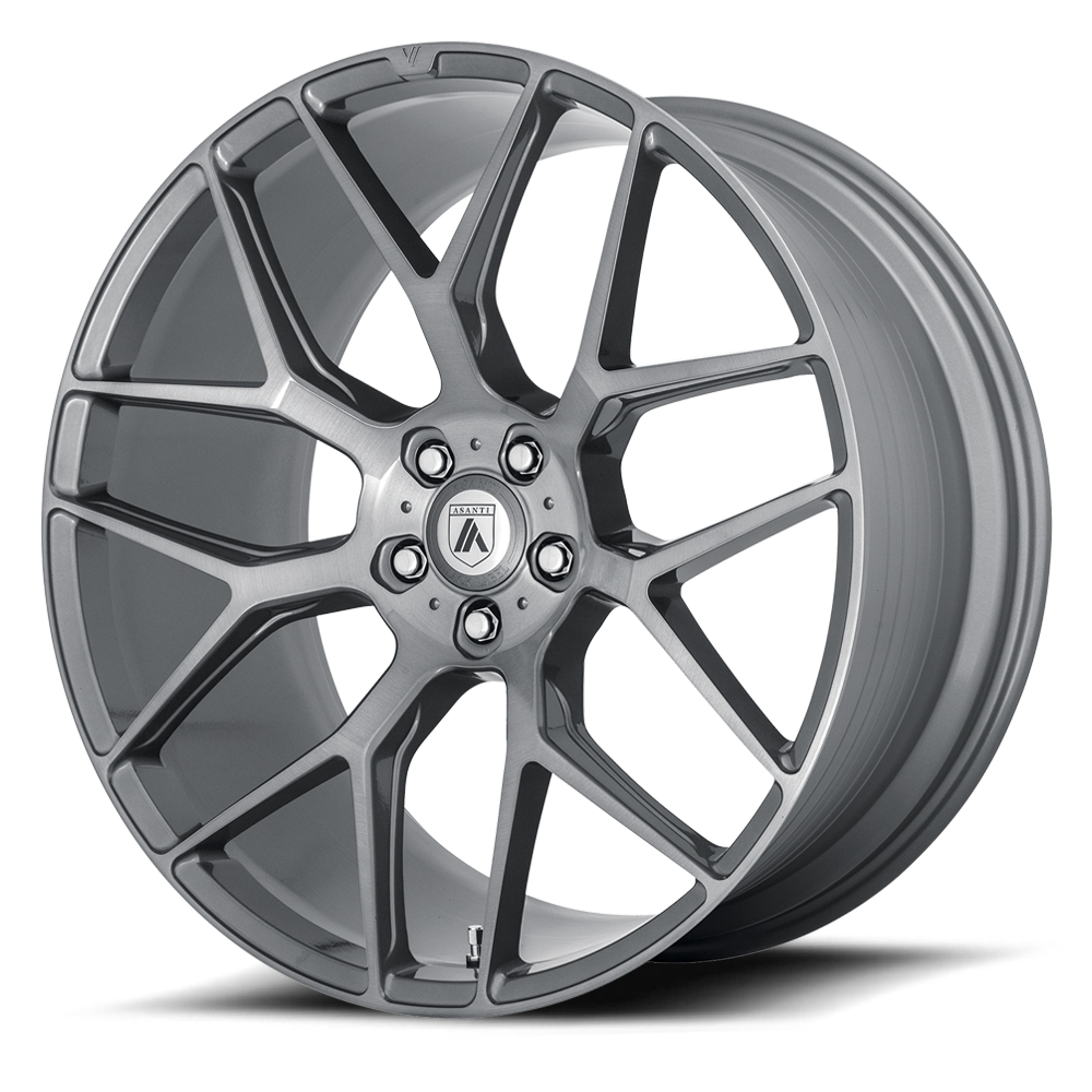Asanti Wheels ABL27 Dynasty - Titanium Brushed Rim Wheel Size 20x10.5 ...